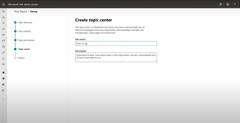 To Set Up Microsoft Viva Topics